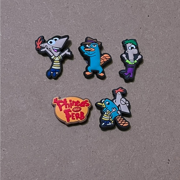 CROCS | Jewelry | Phineas And Ferb Croc Charm Set | Poshmark